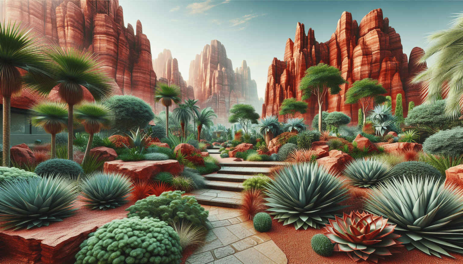 Creating A Dramatic Look With Red Rock Landscaping - Lillys Landscape ...